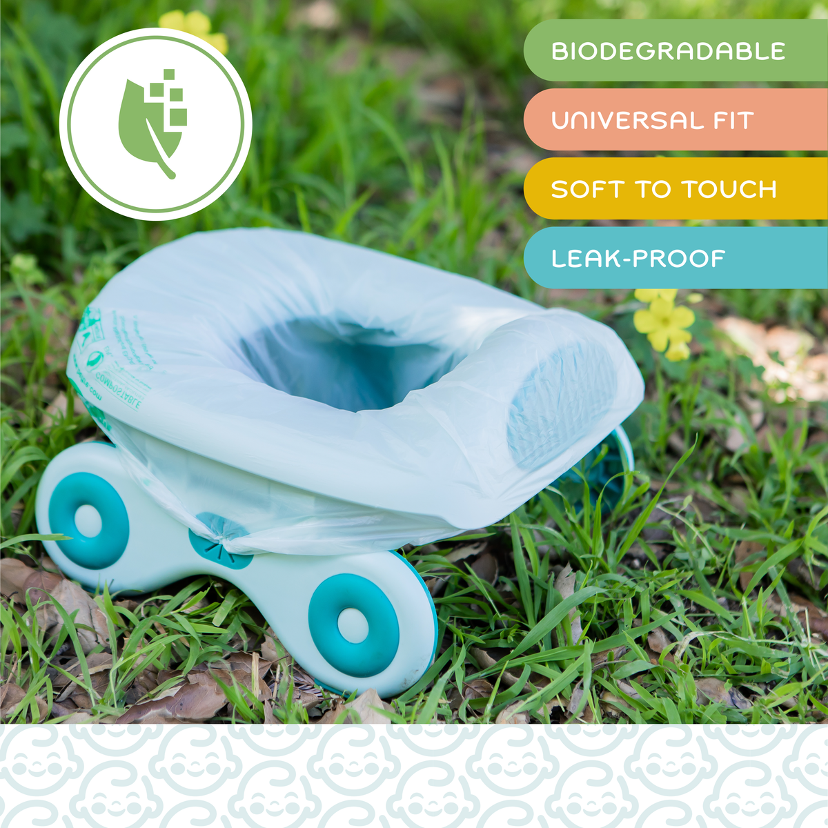 Universal Fit Biodegradable Potty Liners - Fits Most Potties – Logie ...